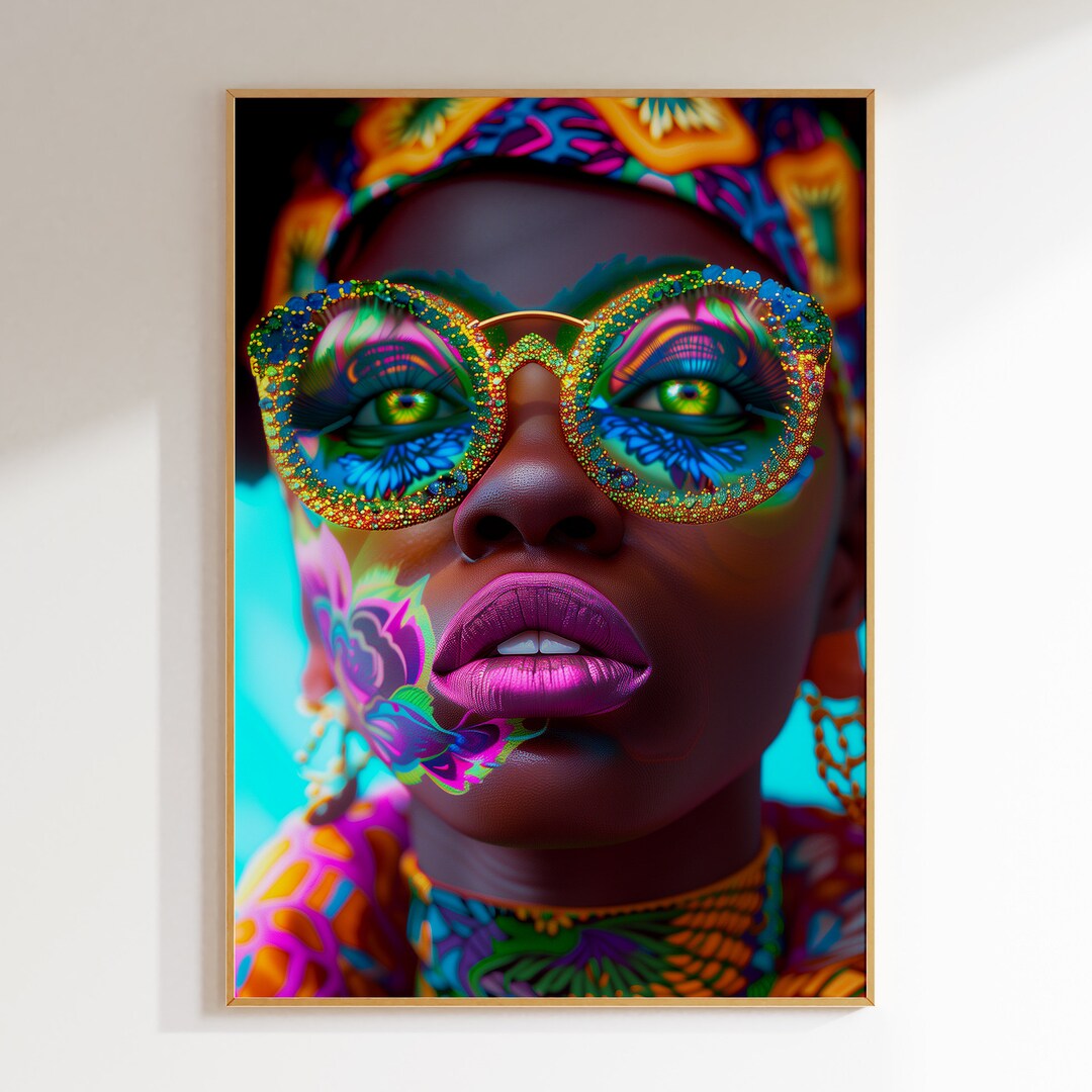 African Royalty, Digital Downloadable Wall Art, Printable Wall Art ...