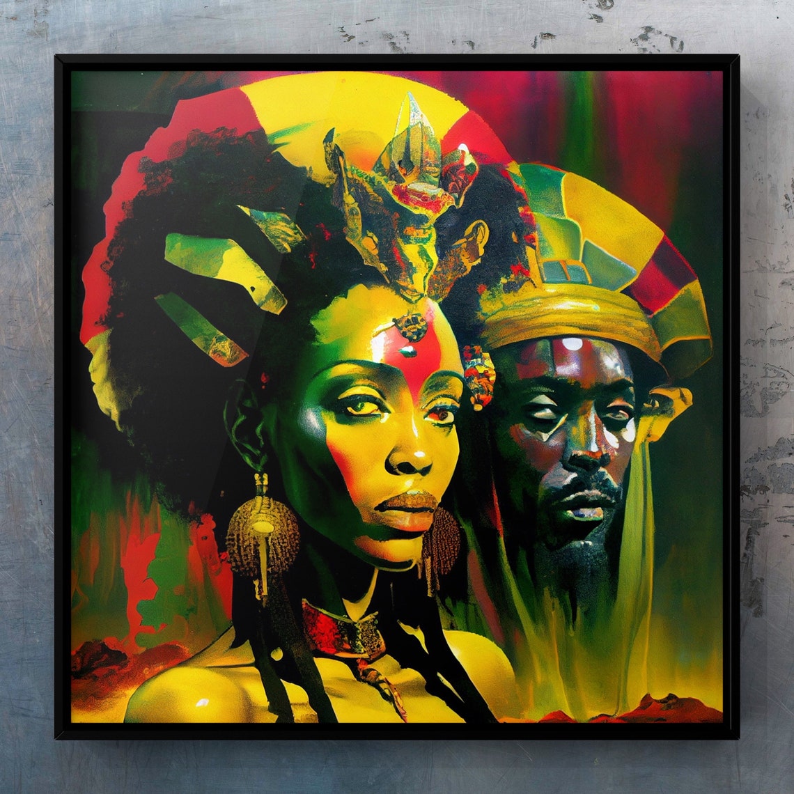 African Royalty 17. Black Art. UNFRAMED - Etsy