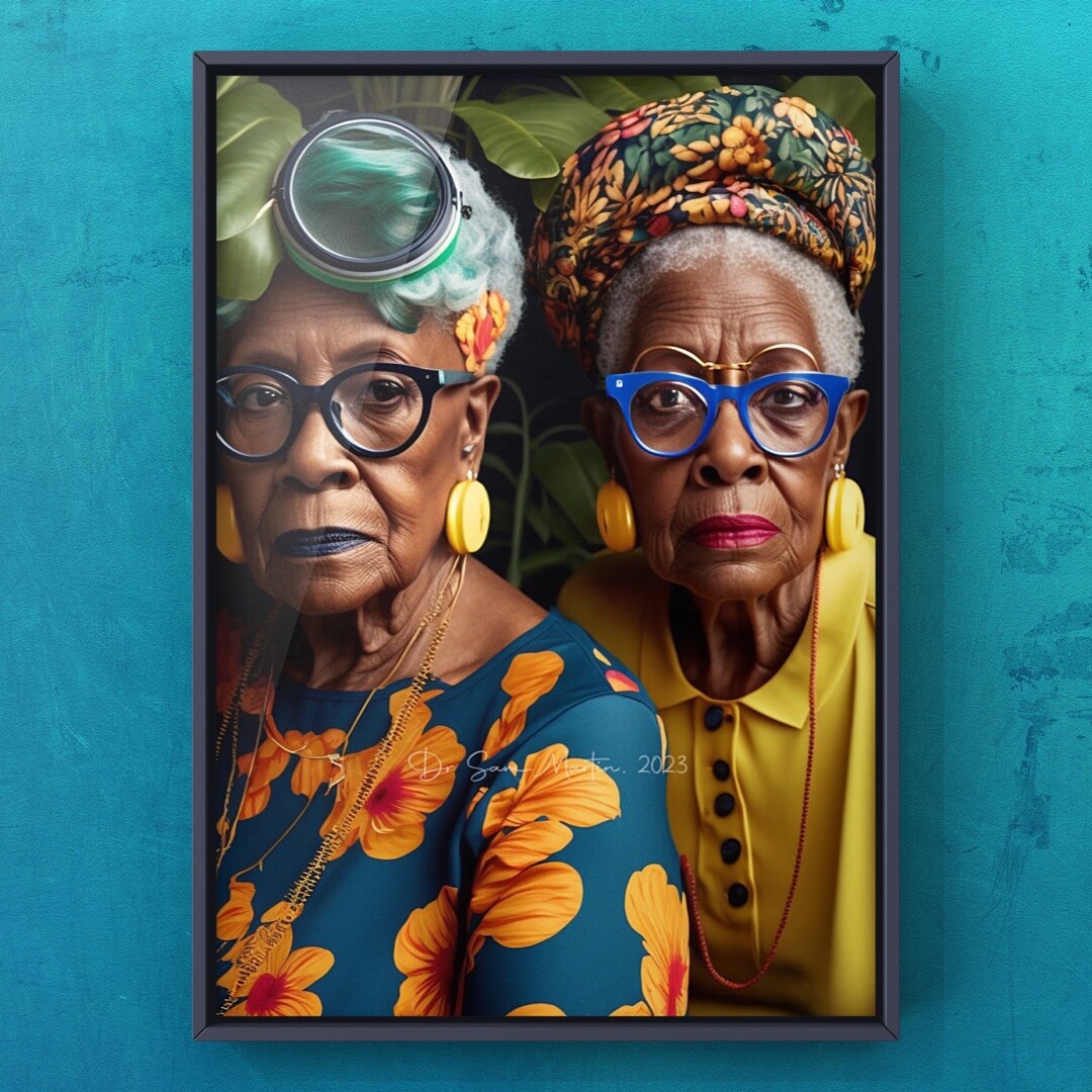 Vybin Elders 1. Black Art. UNFRAMED - Etsy
