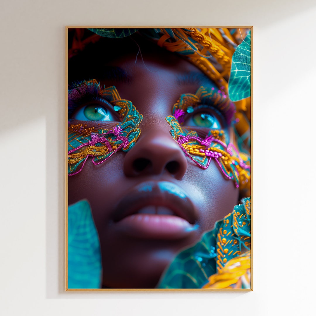 African Royalty, Digital Downloadable Wall Art, Printable Wall Art ...