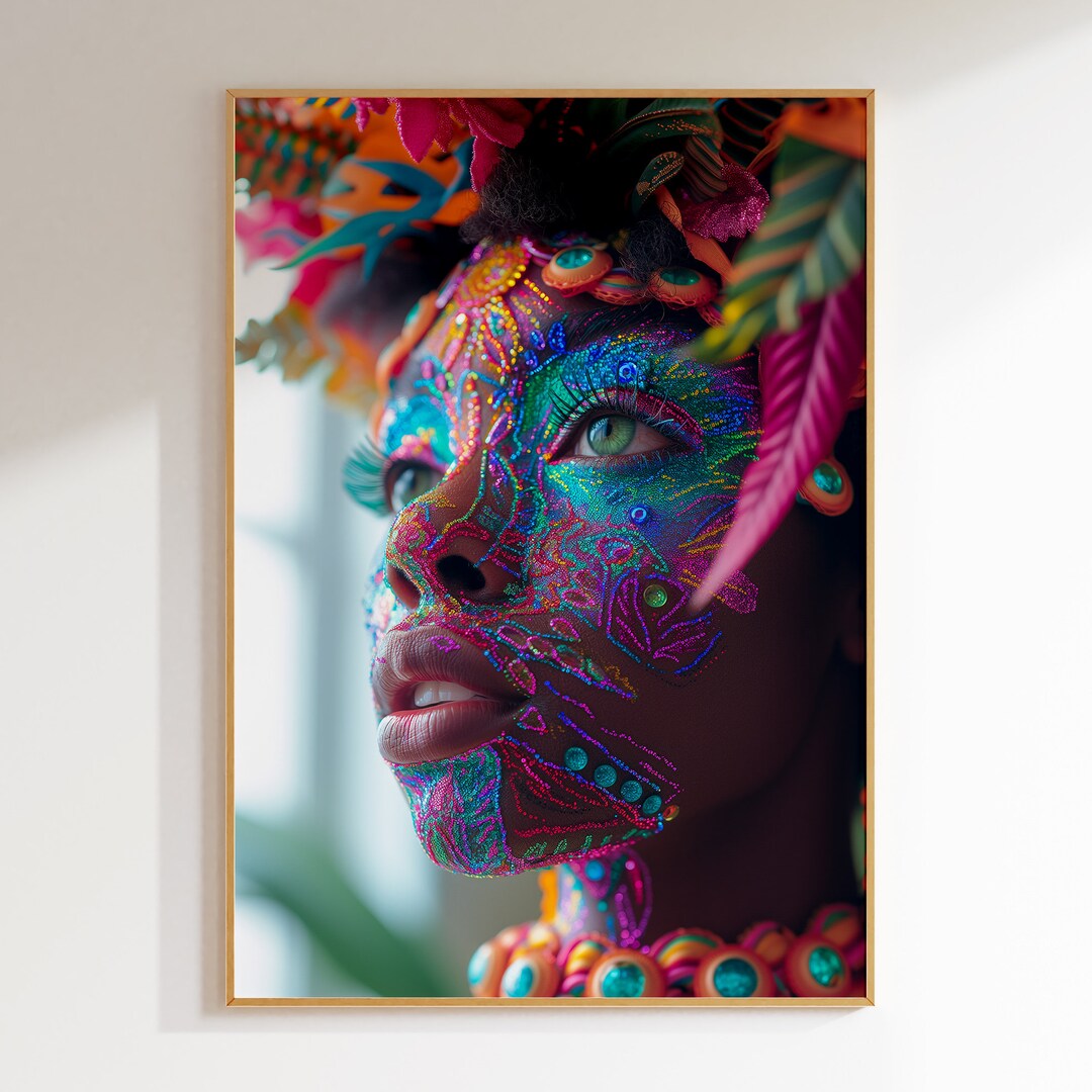 African Royalty, Digital Downloadable Wall Art, Printable Wall Art ...