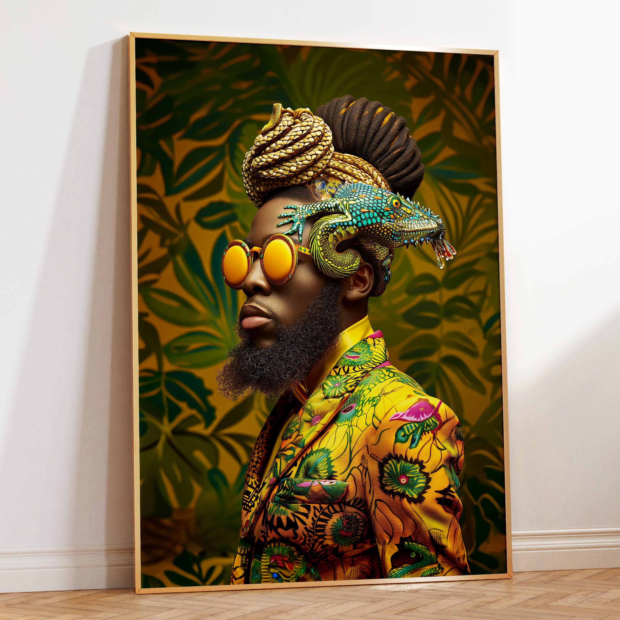 African Fantasy Wall Art, Digital Download, Wall Art, PRINTABLE Digital ...