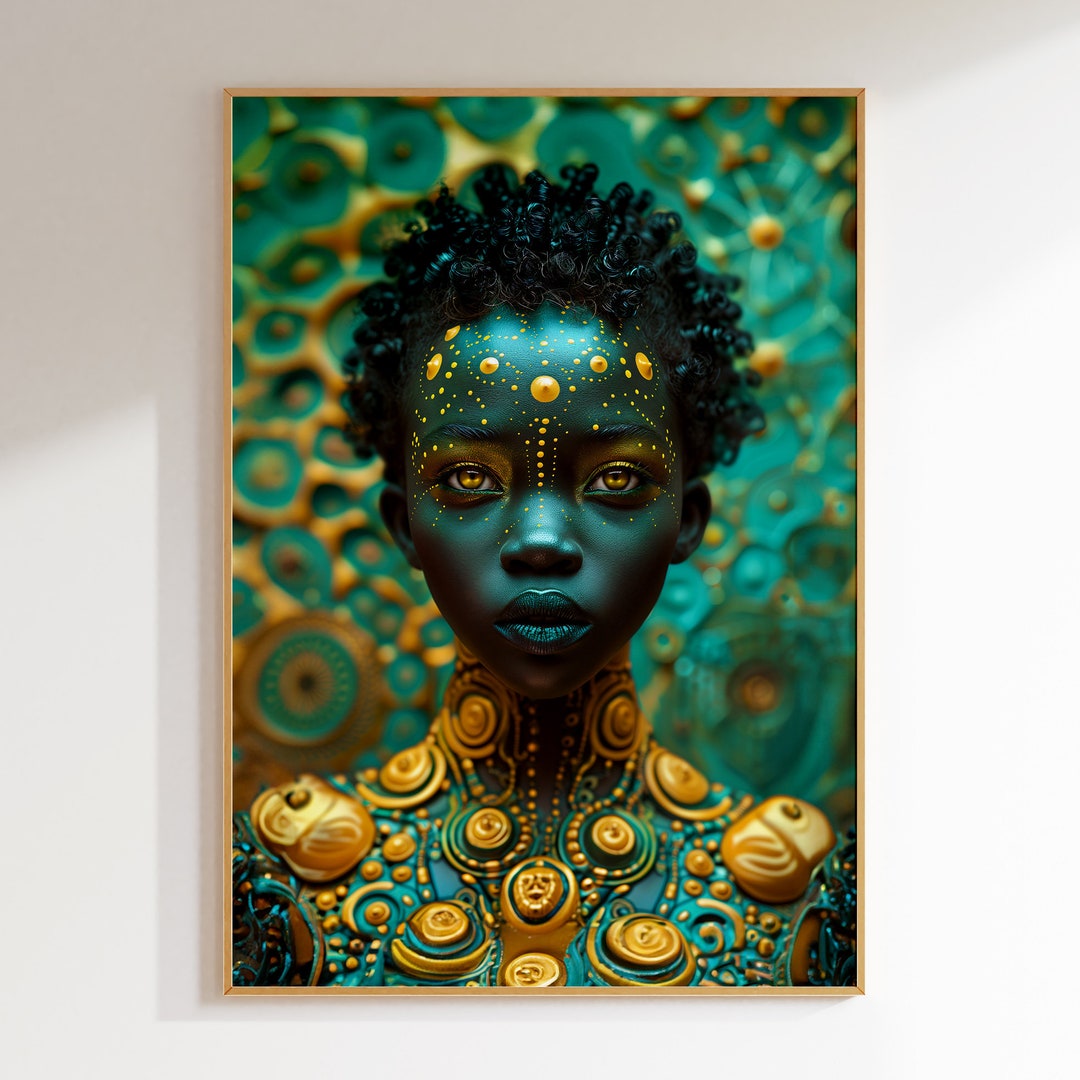 African Fantasy Wall Art, Digital Download, Wall Art, PRINTABLE Digital ...