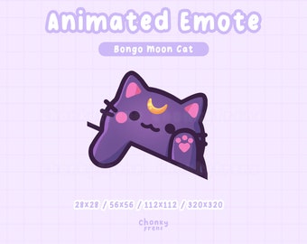 Animated Pop Cat Emote, Calico Cat Emote, Cute Twitch Emote, Discord ...