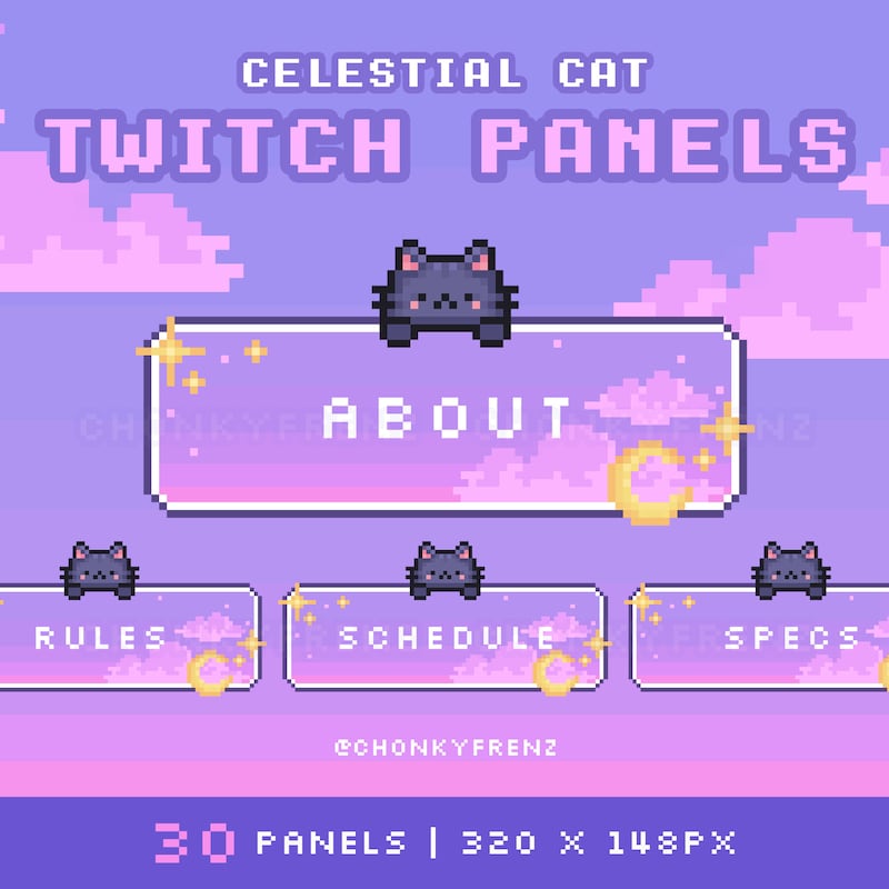 Pastel Purple Twitch Scene - Etsy