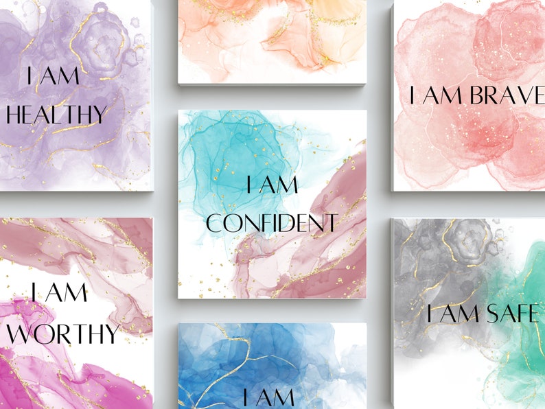 Mini Affirmation Cards, Inspiration & Encouragement Cards, Pocket Notes ...