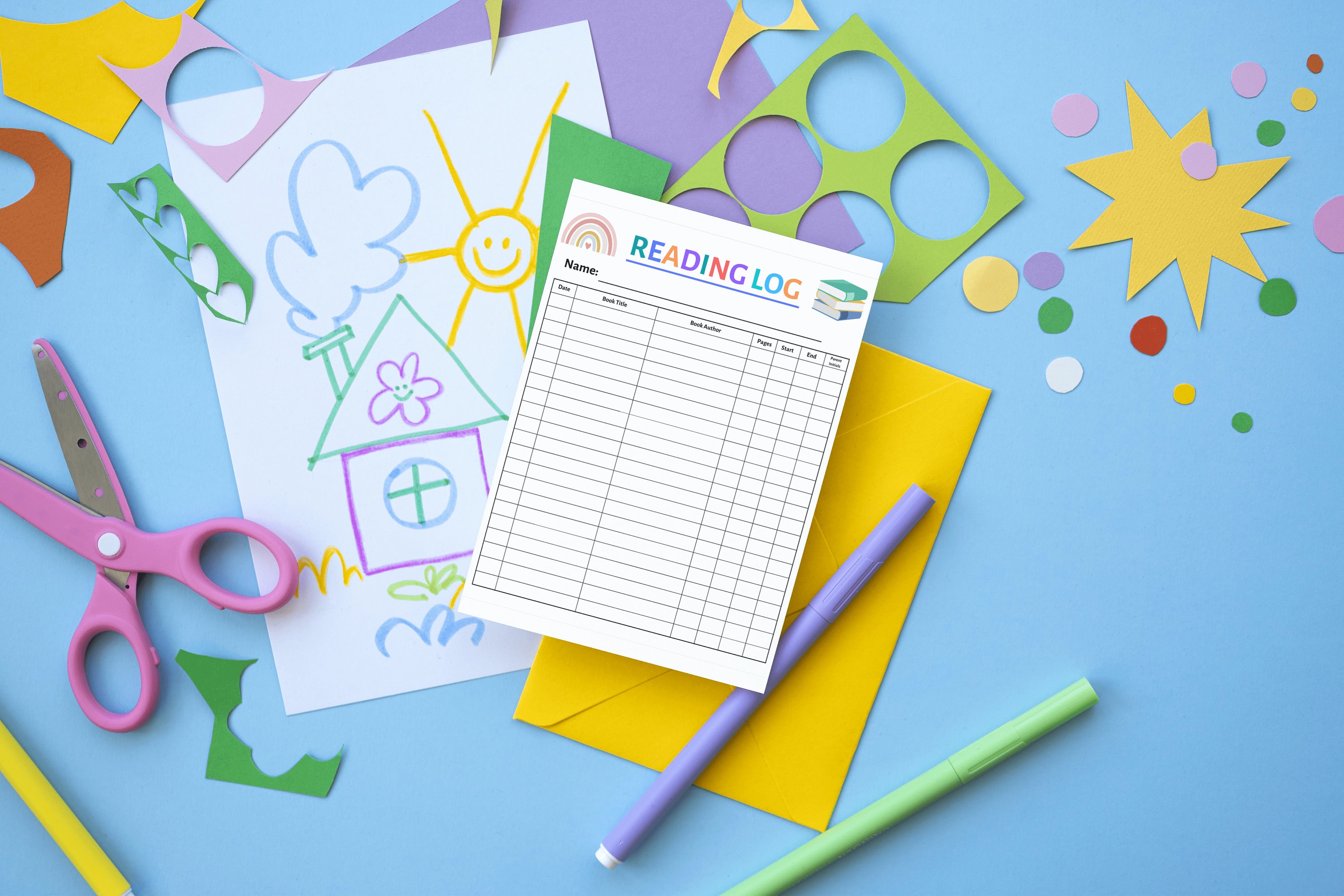 Kids Reading Log | Reading Log for School | Reading Assignments ...