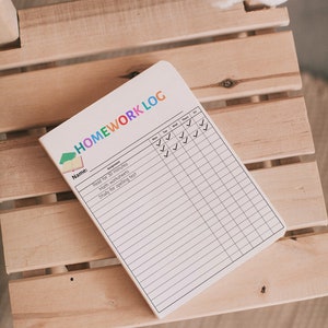Homework Log for Teachers or Parents | Printable Worksheet | Printable ...