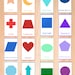 Set of 16 Shapes Flashcards | Printable | for Kids | Geometric Shapes ...