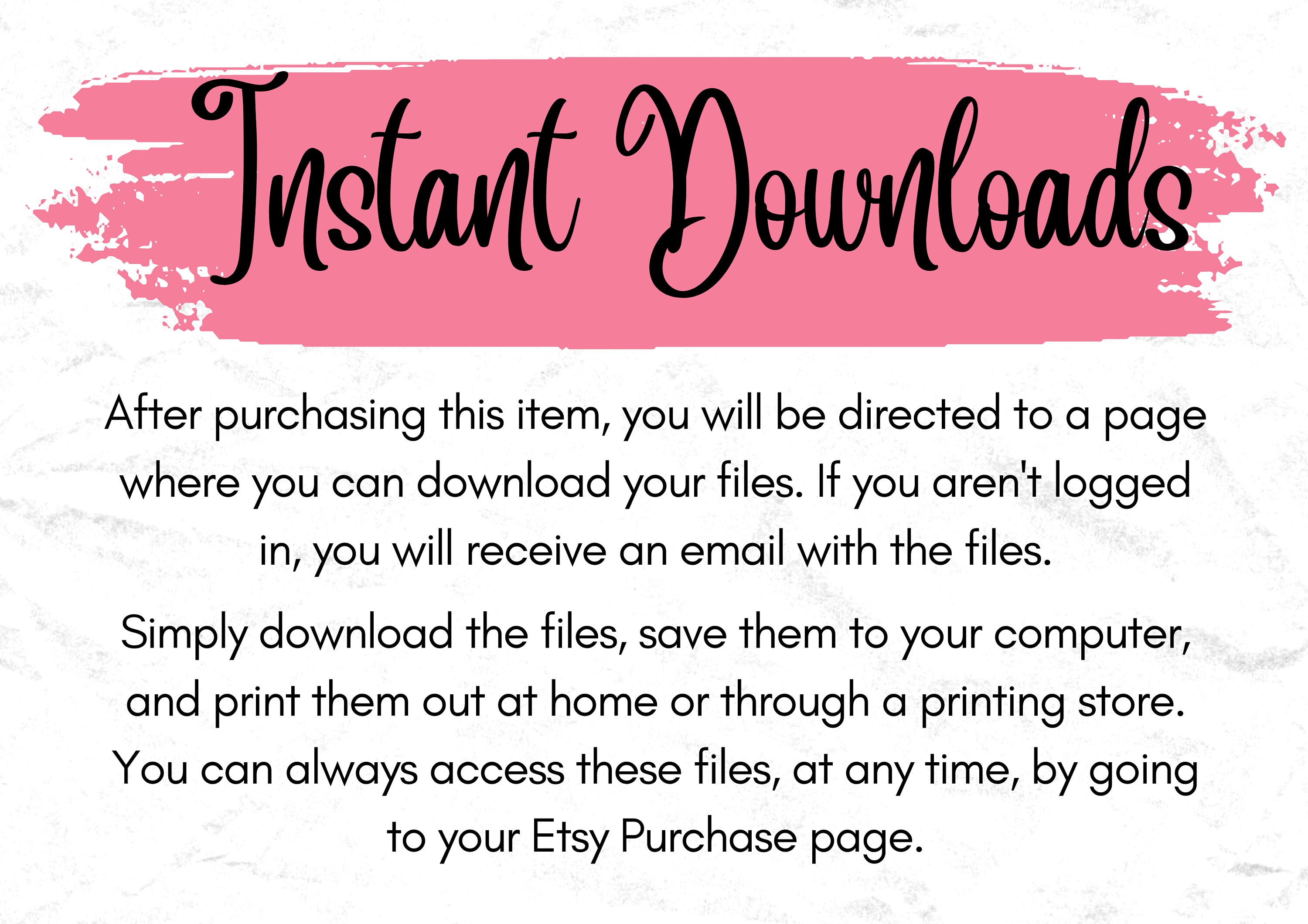 Packing Checklist for Trip / Instant Download, Print at Home / Packing ...