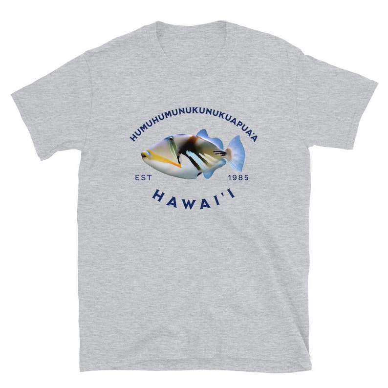Humuhumunukunukuapuaa Hawaii State Fish Classic Short-sleeve Unisex T ...