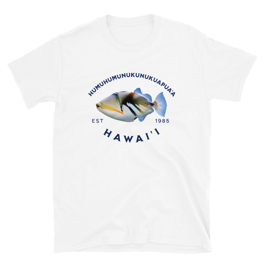 Humuhumunukunukuapuaa Hawaii State Fish Classic Short-sleeve Unisex T ...