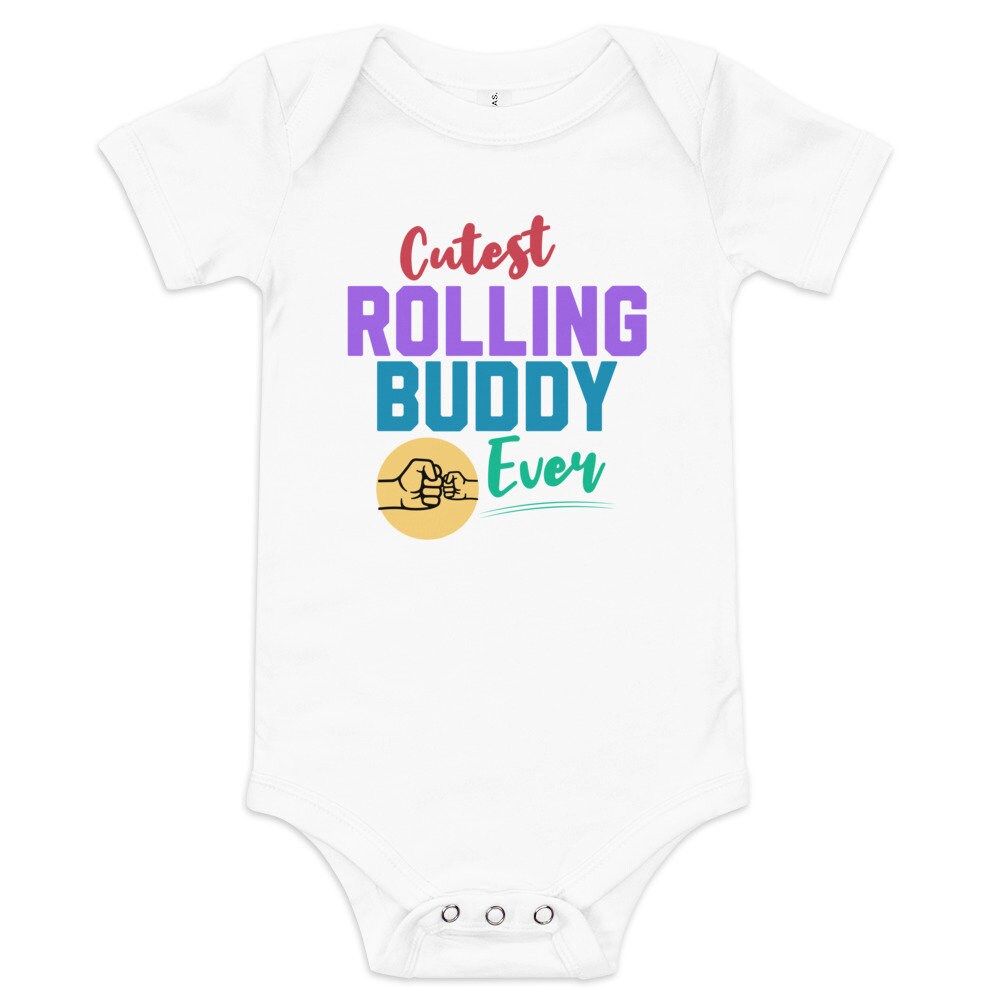 Baby Jiu Jitsu Onesie®, Cutest Rolling Buddy Ever, Baby Short Sleeve ...