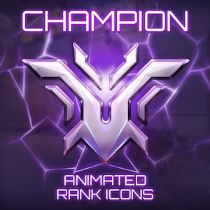 CHAMPION Rank Icons! - Animated Ranked Overlay [OW2] OBS/TWITCH - Etsy