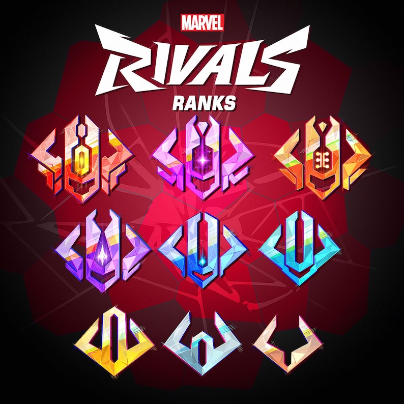 MARVEL RIVALS | Rank Icons - Twitch/youtube | Obs/streamlabsobs - Etsy