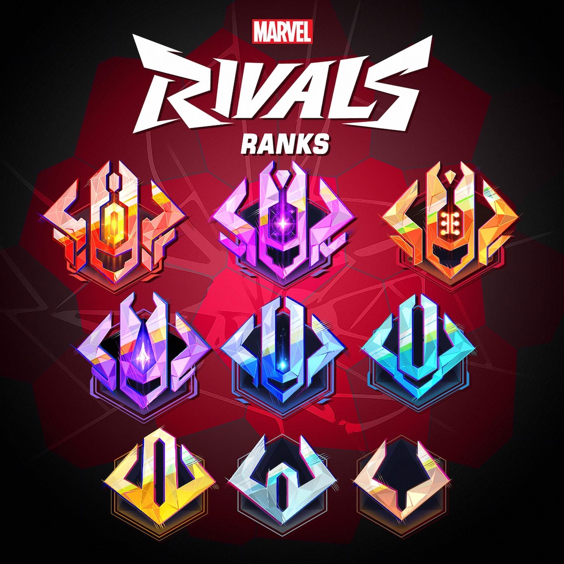 MARVEL RIVALS | Rank Icons - Twitch/youtube | Obs/streamlabsobs - Etsy