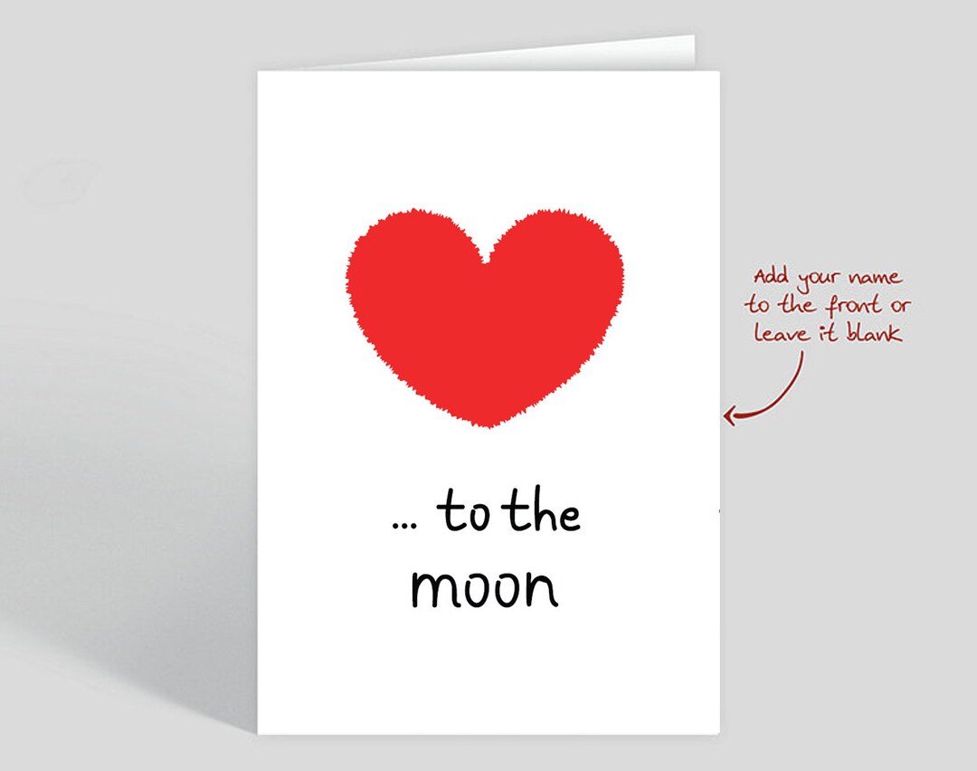 Love-valentine Printable Card / Instant Download PDF / Card Template - Etsy
