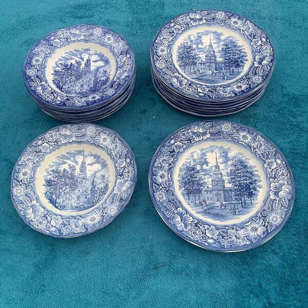 Liberty Blue Dinnerware - Etsy