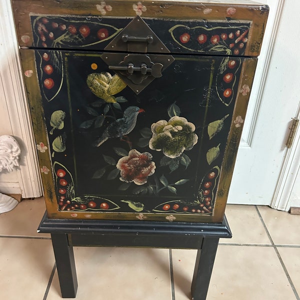 Painted Side Table - Etsy