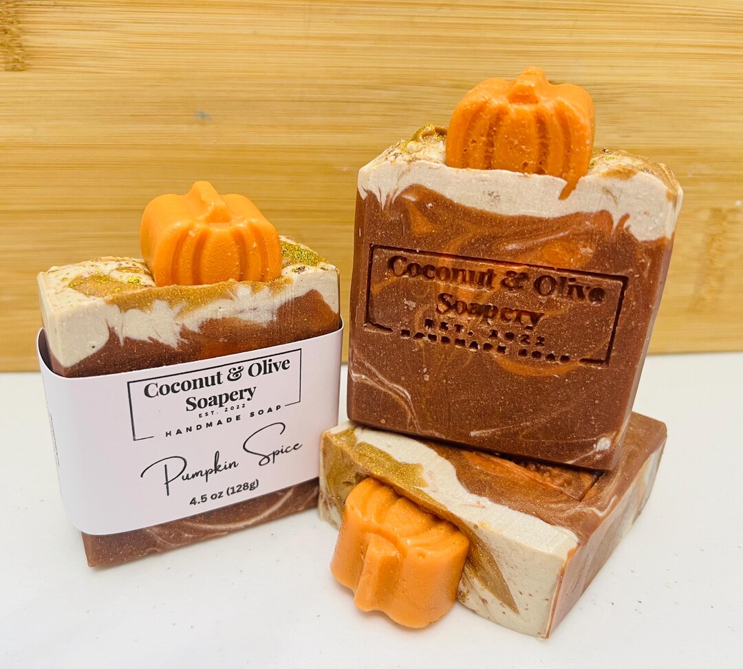 Pumpkin Spice Soap: Autumn Scented, Cozy Bath Product - Etsy