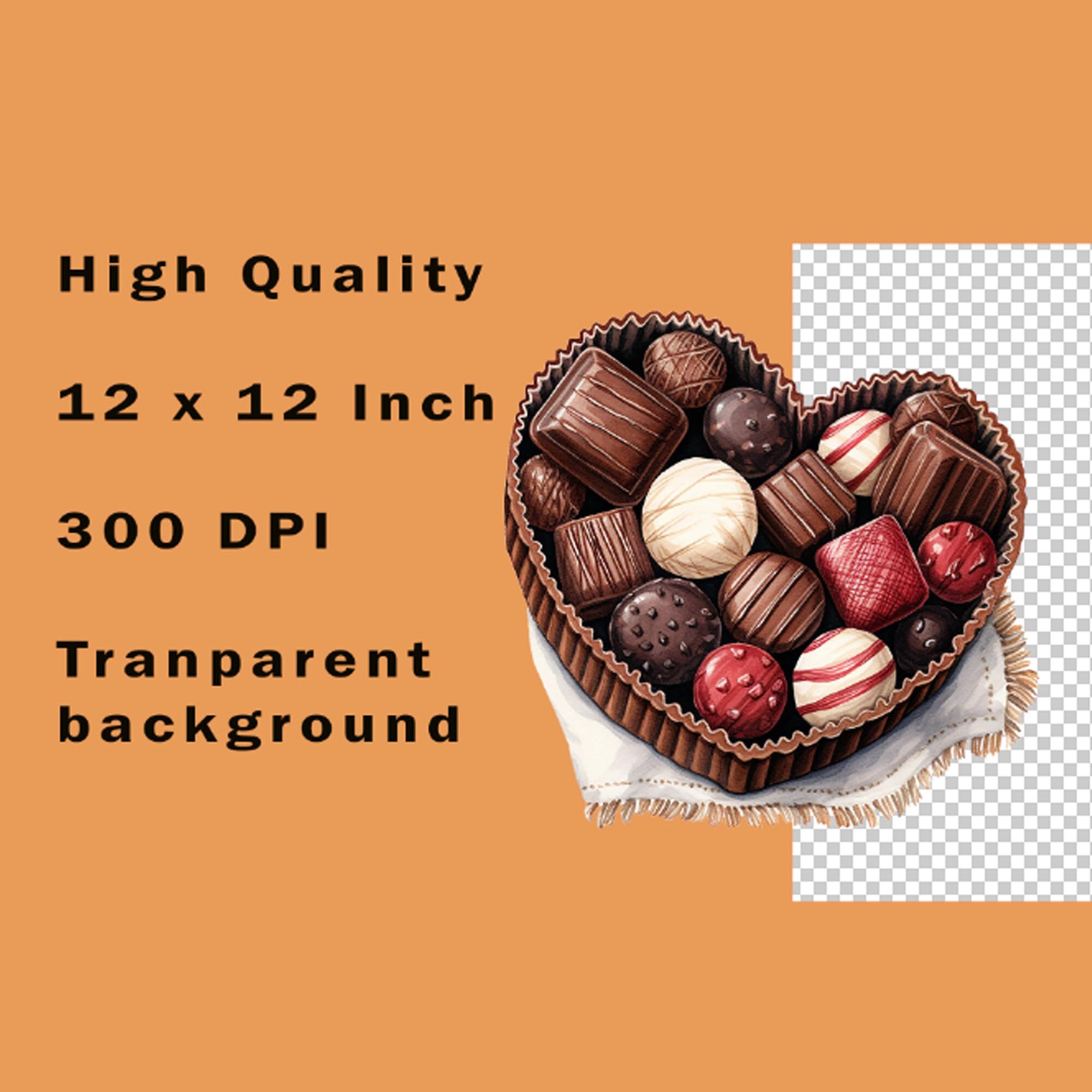 Watercolor Chocolate Clipart - Dessert Download - Instant Download ...