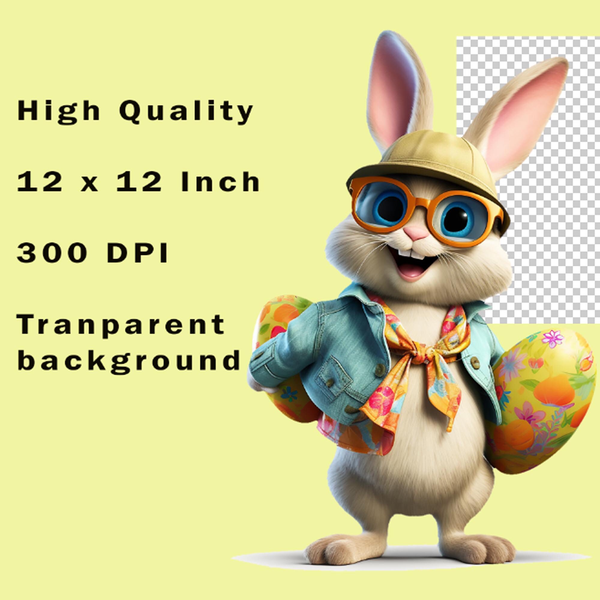 Cute Funny Bunny Clipart, Easter Clipart, Spring Clipart , Nursery ...