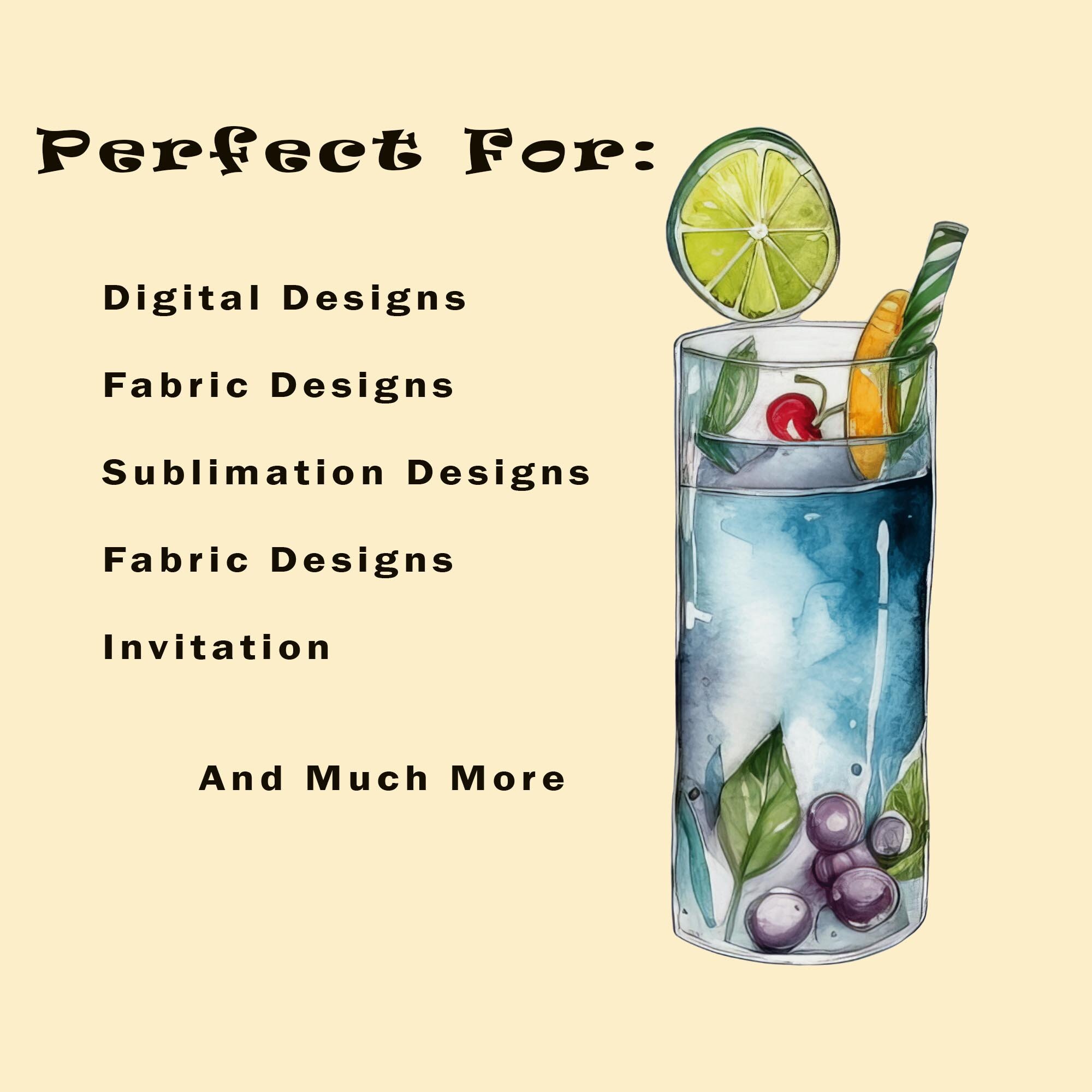 Crafty Cocktails: 202 Cocktail Illustrations for DIY Decoration ...