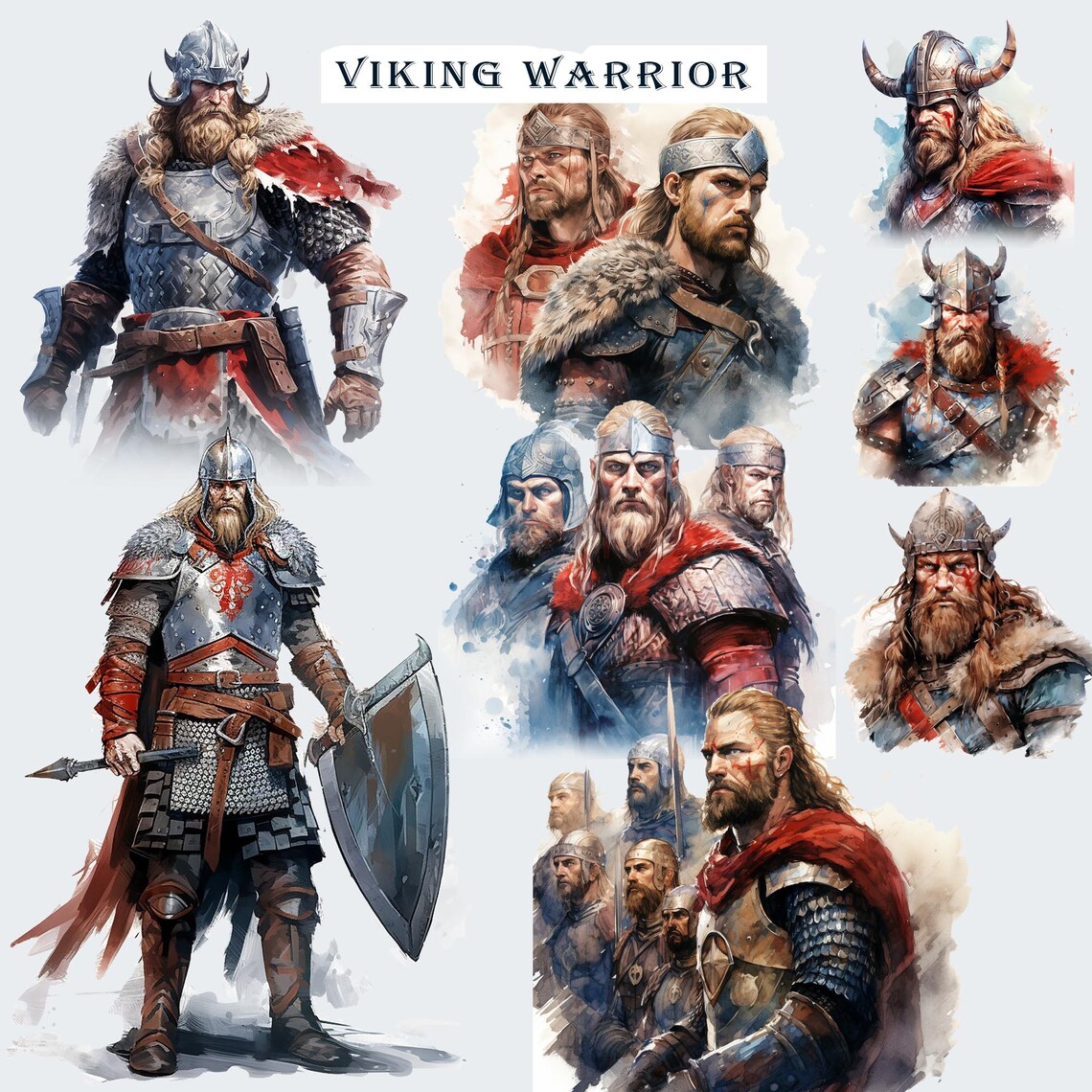 46 Viking Tribe Clipart, Viking Clipart, PNG Clipart, Fantasy Clipart ...