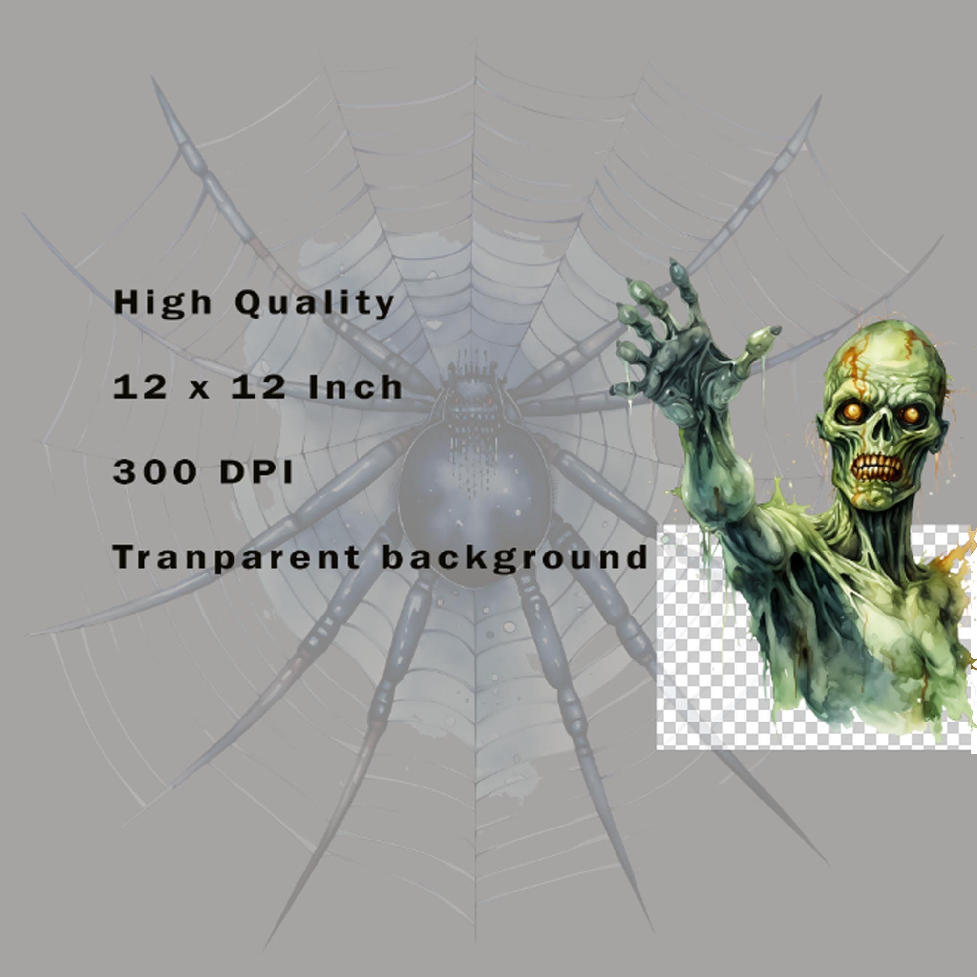 50 Scary Halloween, Scary Fantasy Art Clipart, Horror Png Bundle ...