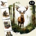 Hunting Clipart Bundle Set | Deer, Duck and Target | Transparent PNG ...