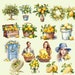100 Lemons Watercolor Clipart Bundle PNG Citrus Clipart Collections of ...