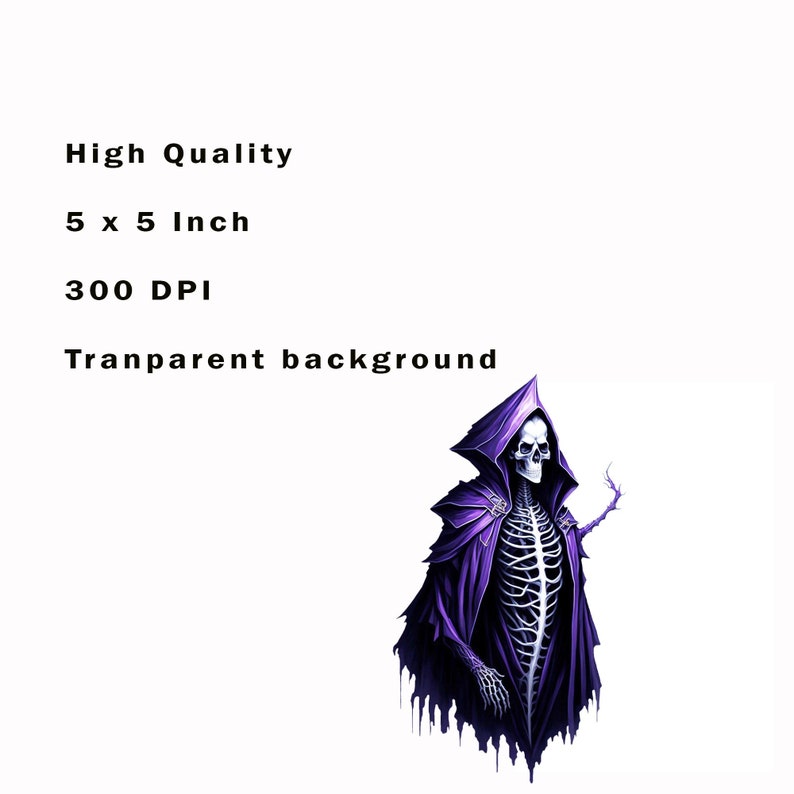 12 Skeleton Witch Clipart PNG Set, Skelton Bundle, Magic Commercial Use ...