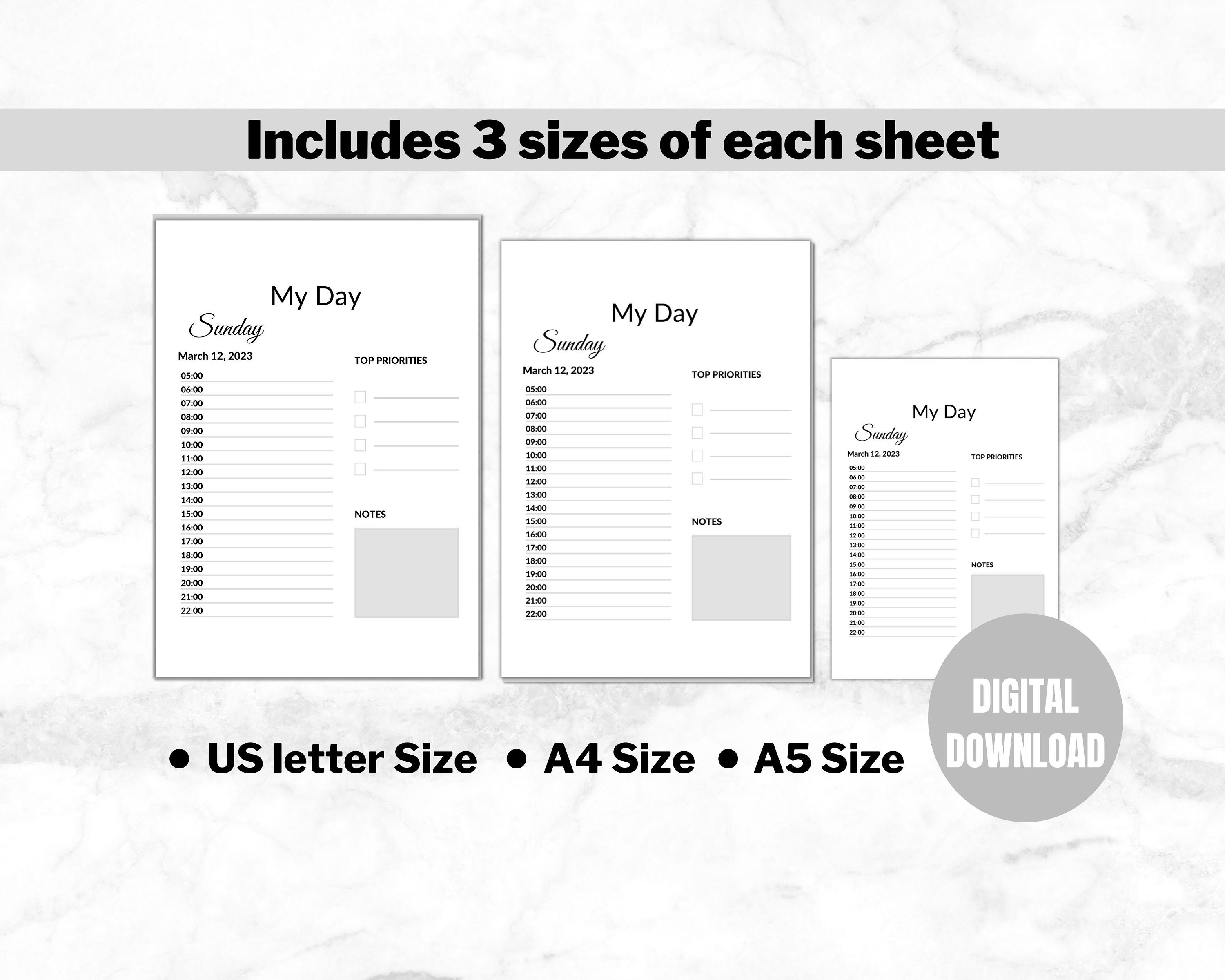 2023 Printable Daily Planner for Work/personal Purposes, 365 Planner ...