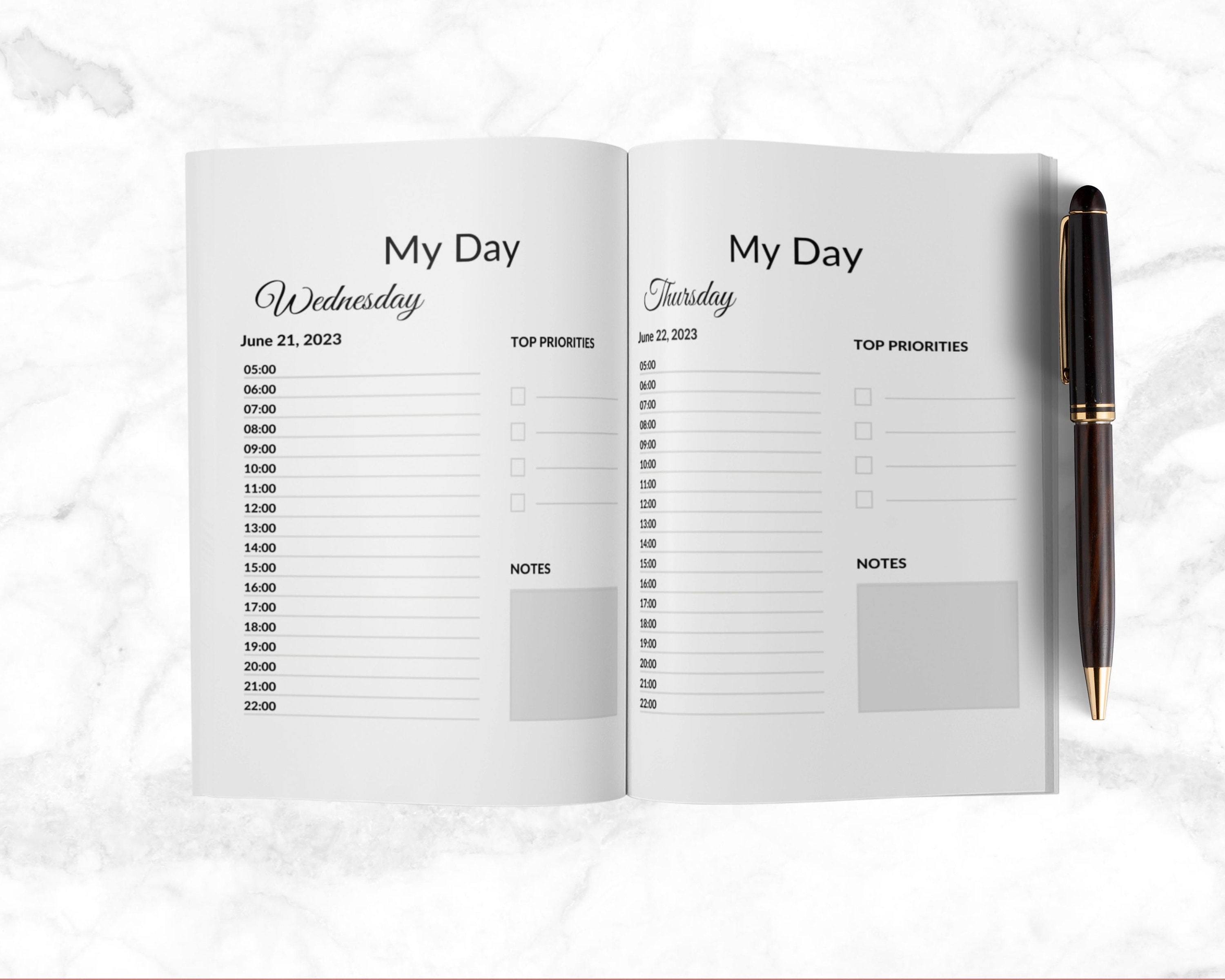 2023 Printable Daily Planner for Work/personal Purposes, 365 Planner ...
