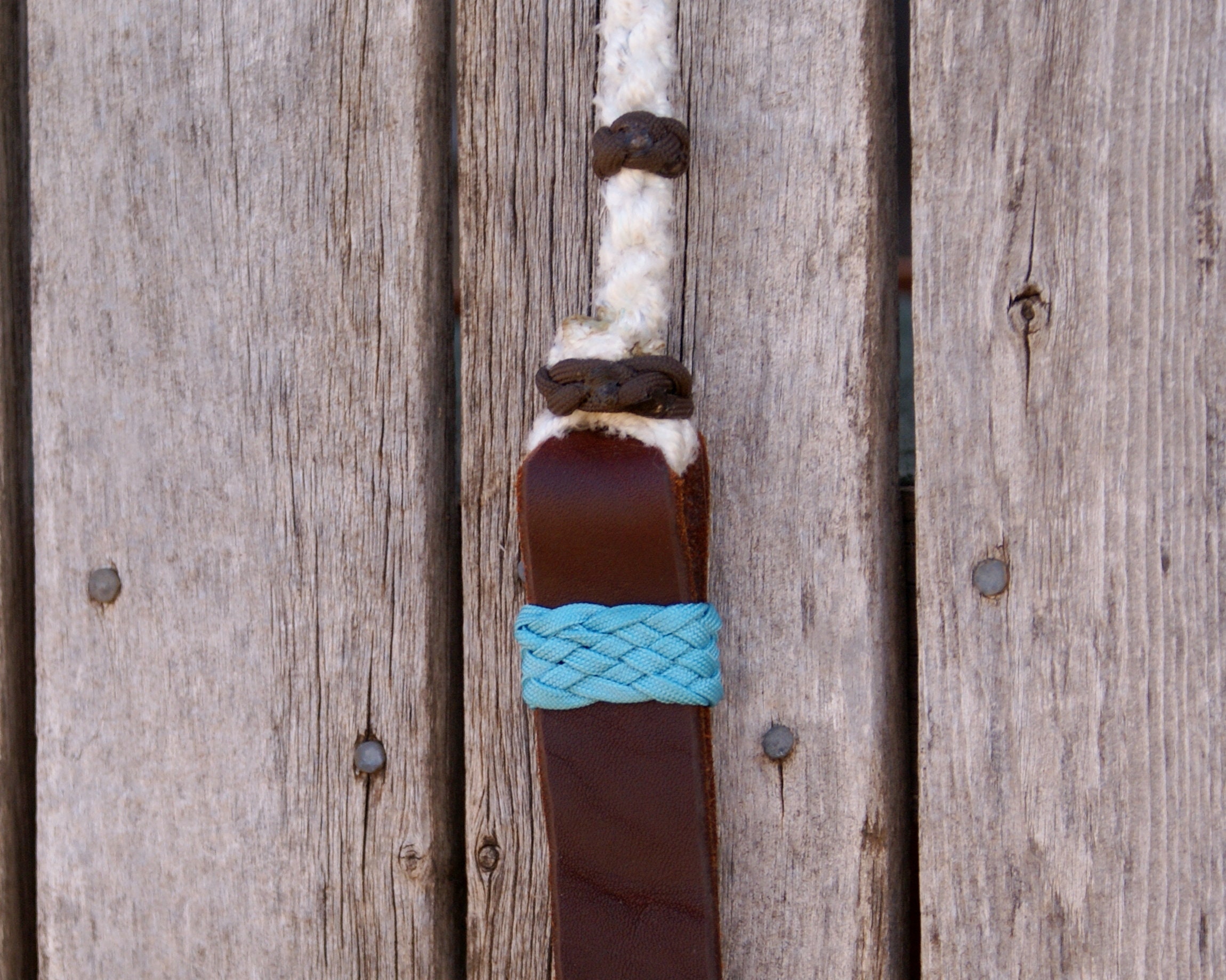 Hand-braided Nylon Ranch Rope Romal Rein Extra Long 60 Long Reins ...