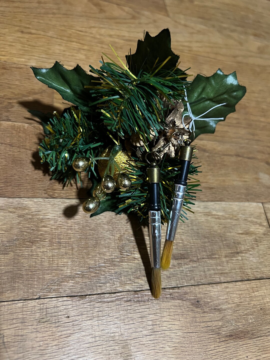 Handmade and Upcycled Paintbrush Earrings! Unique Earrings for Artists ...
