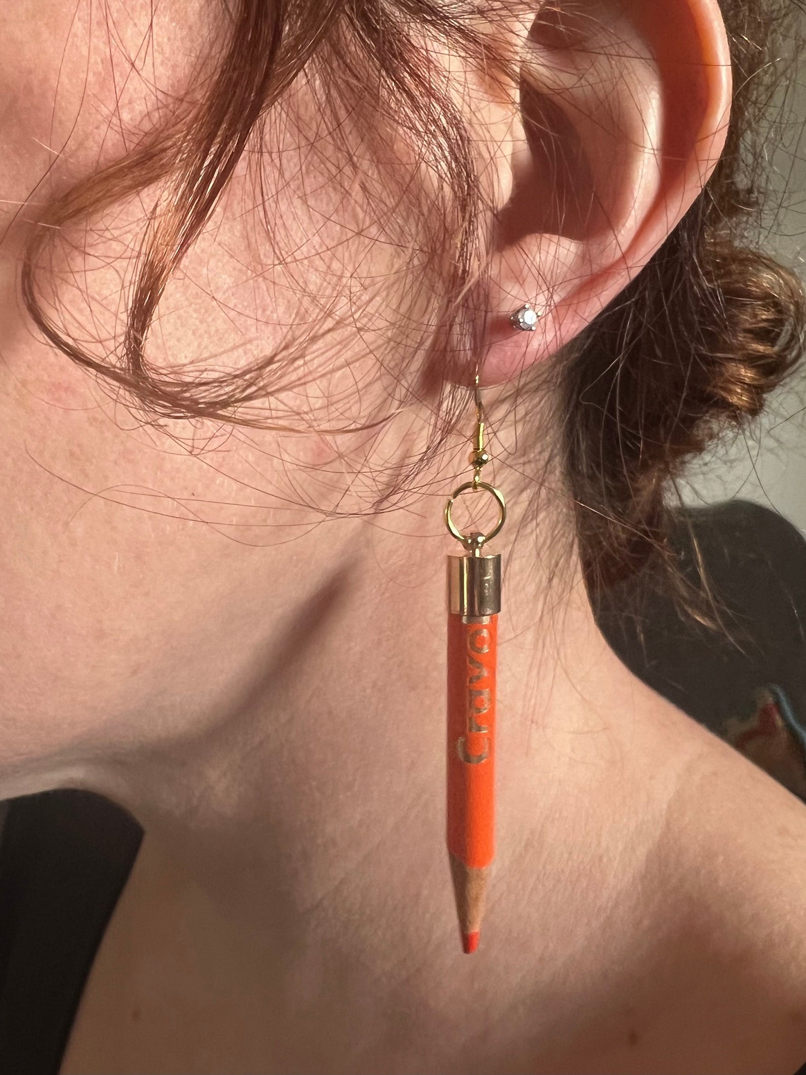 Handmade, Upcycled Colored Pencil Earrings! Artsy, Unique Earrings for ...