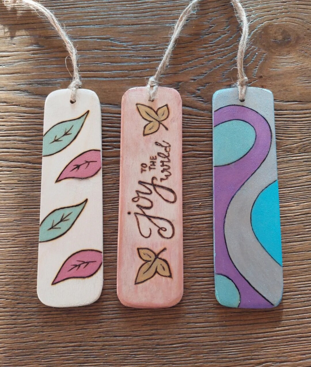 Handmade Wooden Bookmarks - Etsy