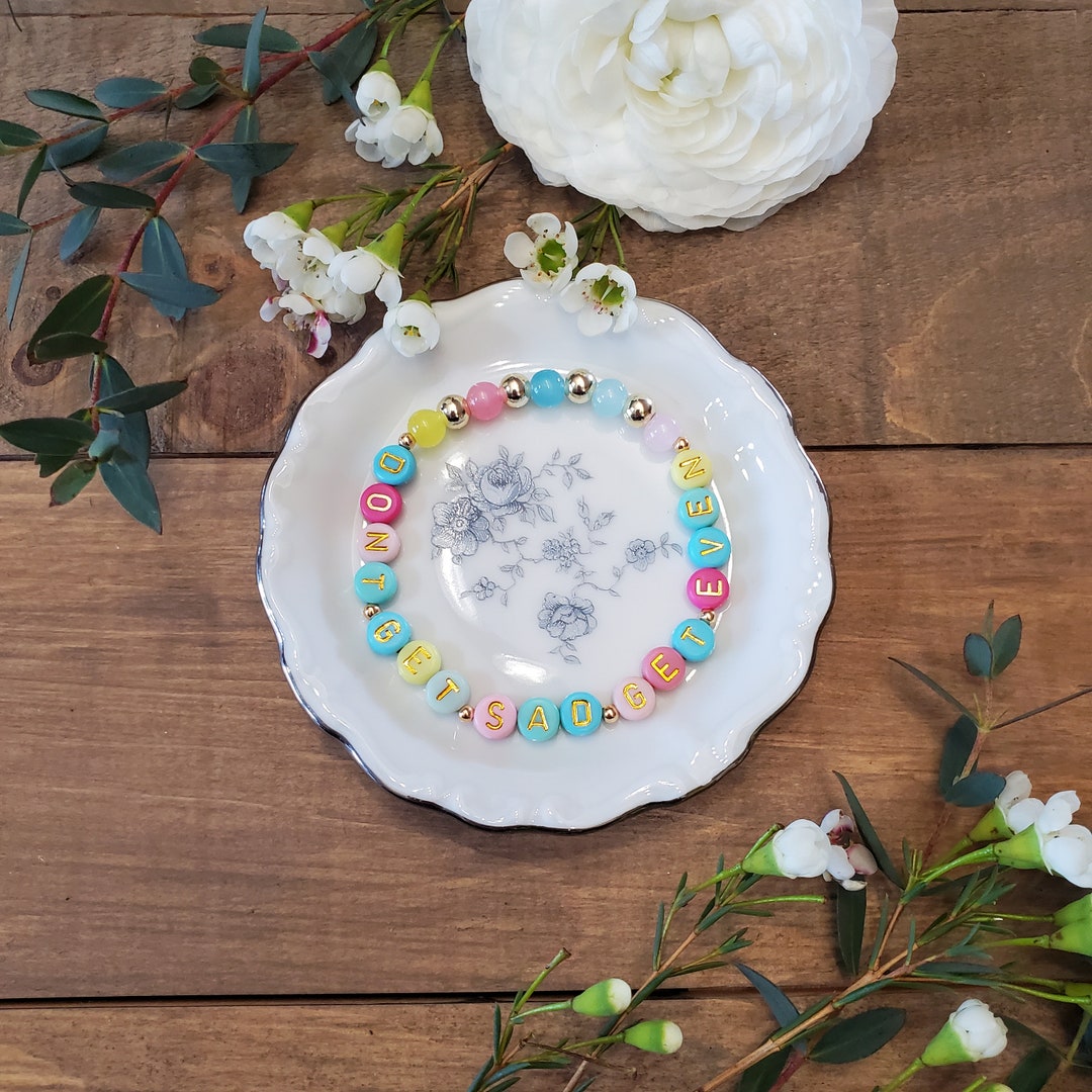 Don't Get Sad, Get Even Beaded Friendship Bracelet Vigilante Sht Song ...