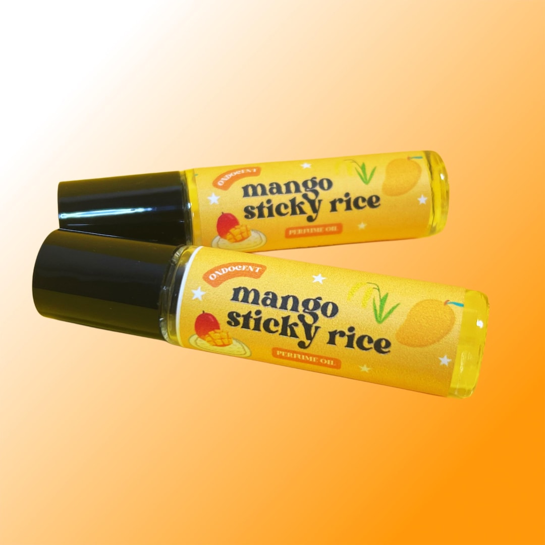 Mango Sticky Rice Perfume Roll on - Mango Perfume Oil, Travel Size ...