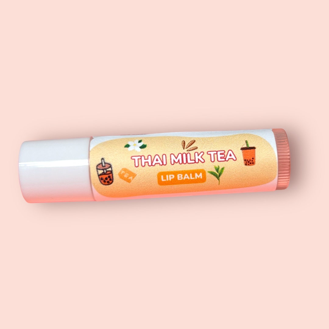 Thai Tea Lip Balm - Boba Lip Gloss, Moisturizing Lip Balm, Hydrating ...