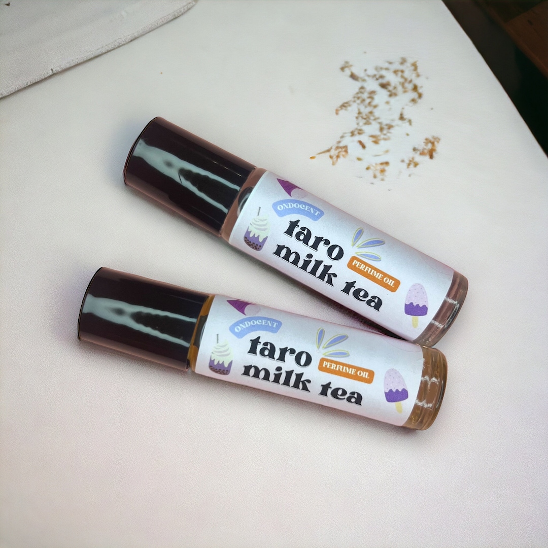 Taro Milk Tea Perfume Oil Roll on -taro Perfume Oil Fragrance, Taro ...