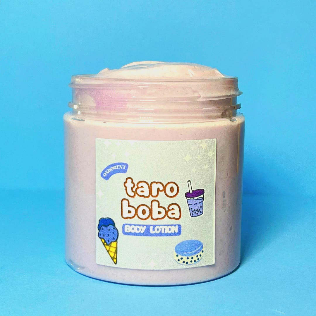 Taro Body Lotion - Taro Boba Lotion, Taro Milk Tea Lotion, Taro Milk ...