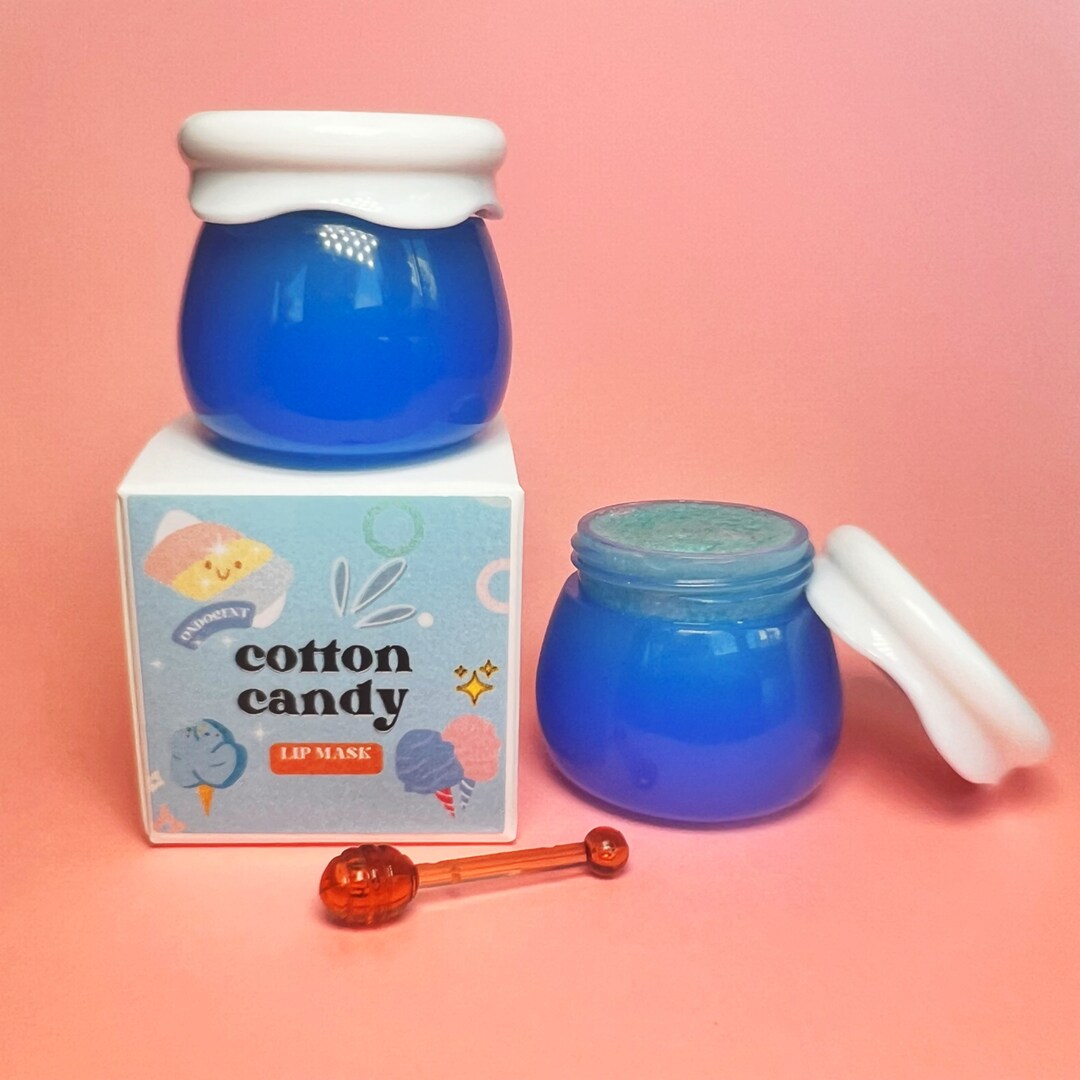 Cotton Candy Lip Mask- Moisturizing Overnight Lip Mask, Hydrating Lip ...