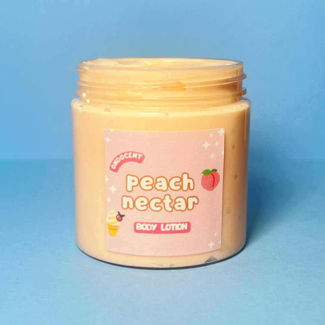 Peach Nectar Body Lotion - Peach Nectar Body Butter, Non-greasy Peach ...