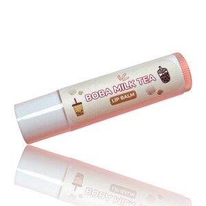 Boba Lip Balm - Bubble Tea Lip Balm, Milk Tea Lip Balm, Moisturizing ...