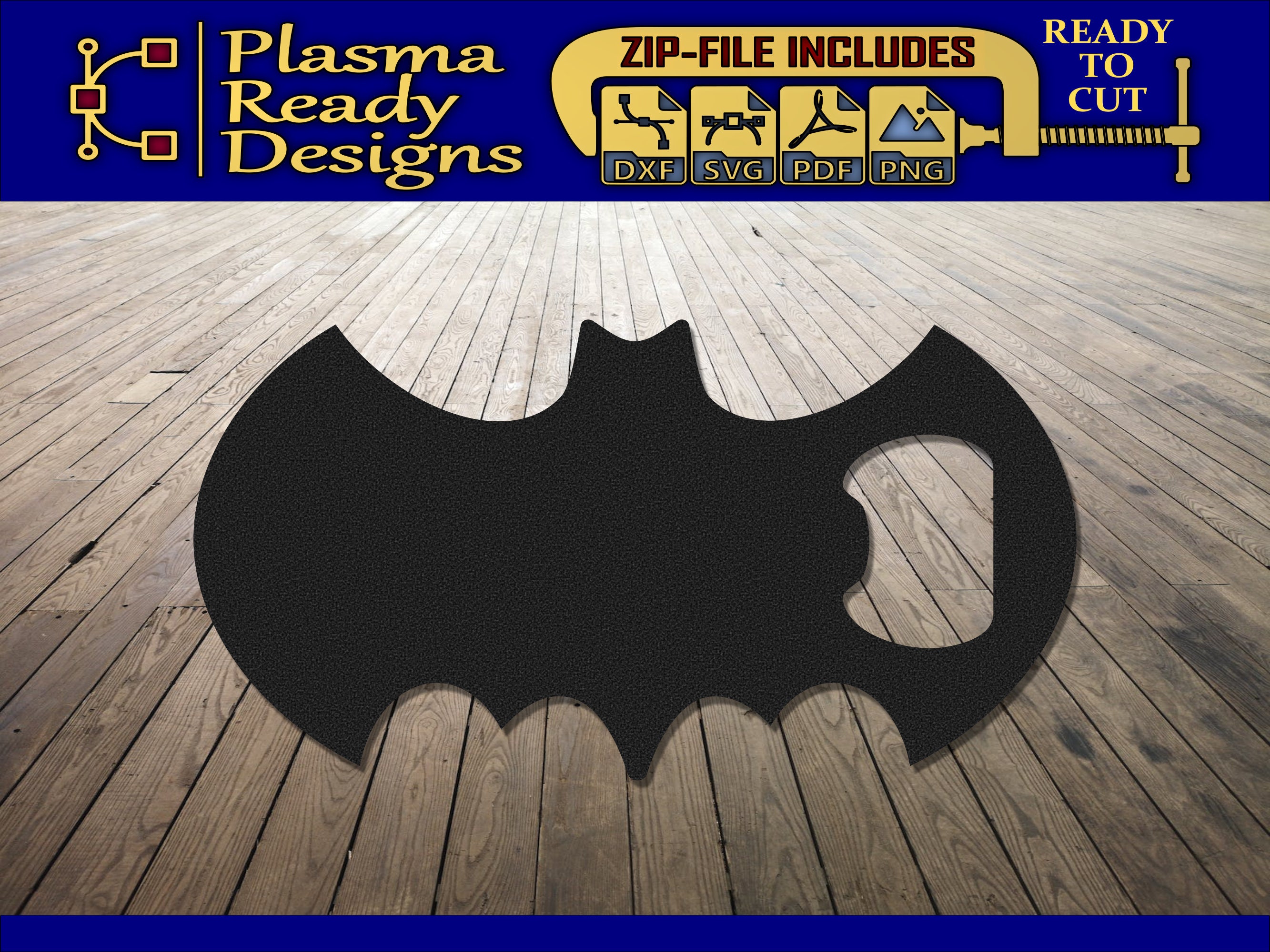 Bat Bottle Opener - SVG/DXF - Digital Download - Laser CNC Plasma ...