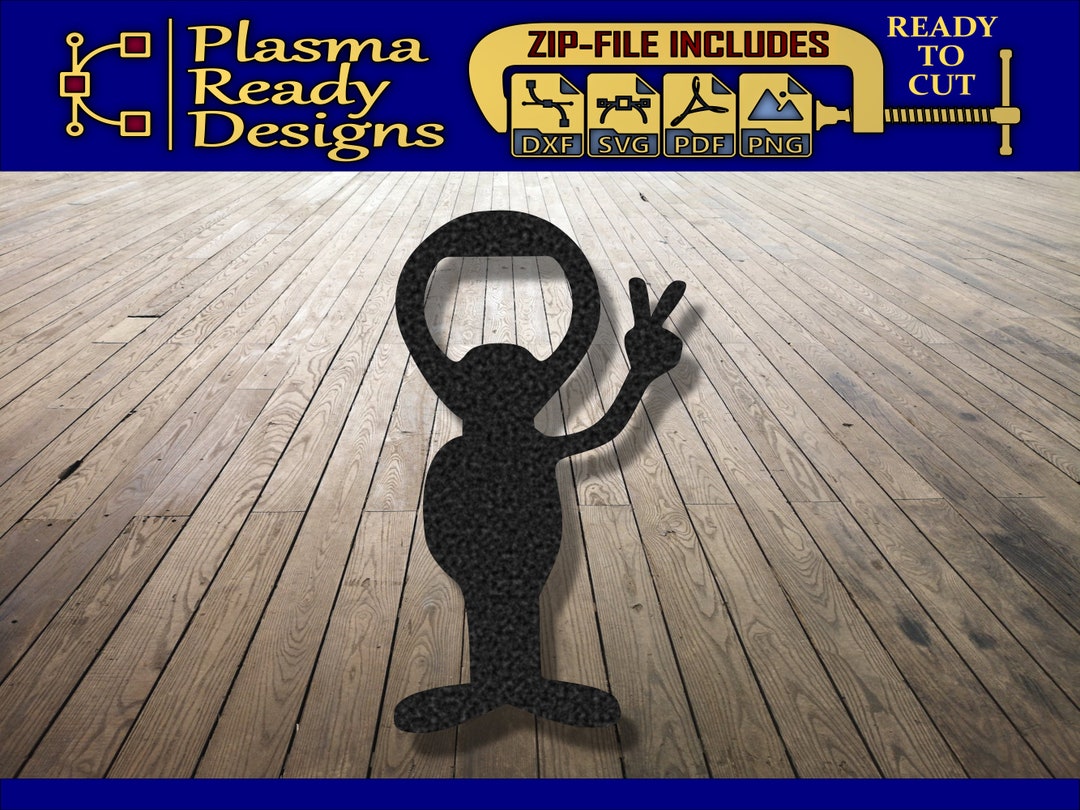 Alien Bottle Opener - CNC Plasma Laser Cut File (digital Download) - Etsy