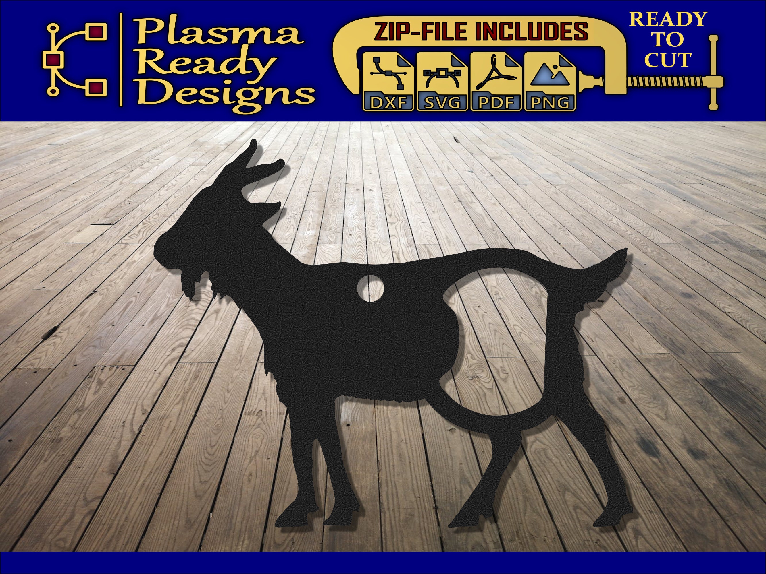 Goat Bottle Opener - SVG/DXF - Digital Download - Laser CNC Plasma ...