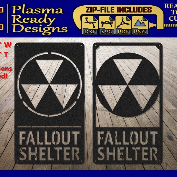 Fallout Shelter Sign - Etsy